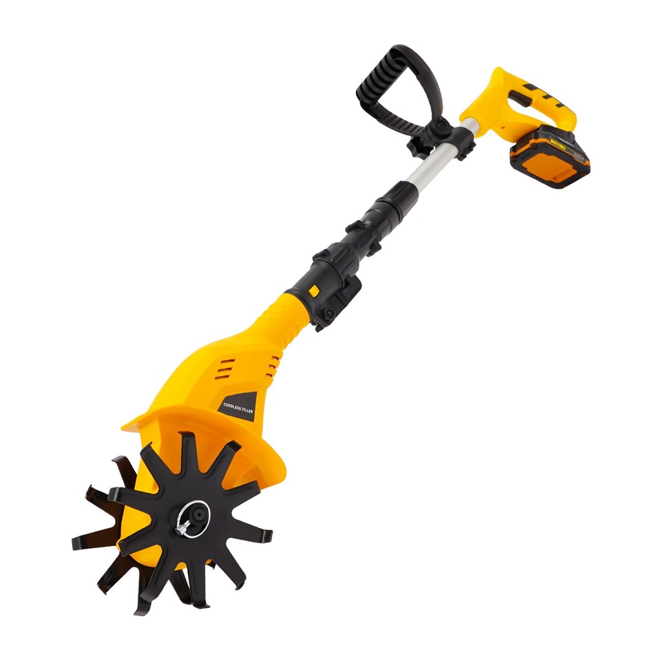 Battery Powered Cordless Tilling Machine Handheld Electric Till Plowing ...