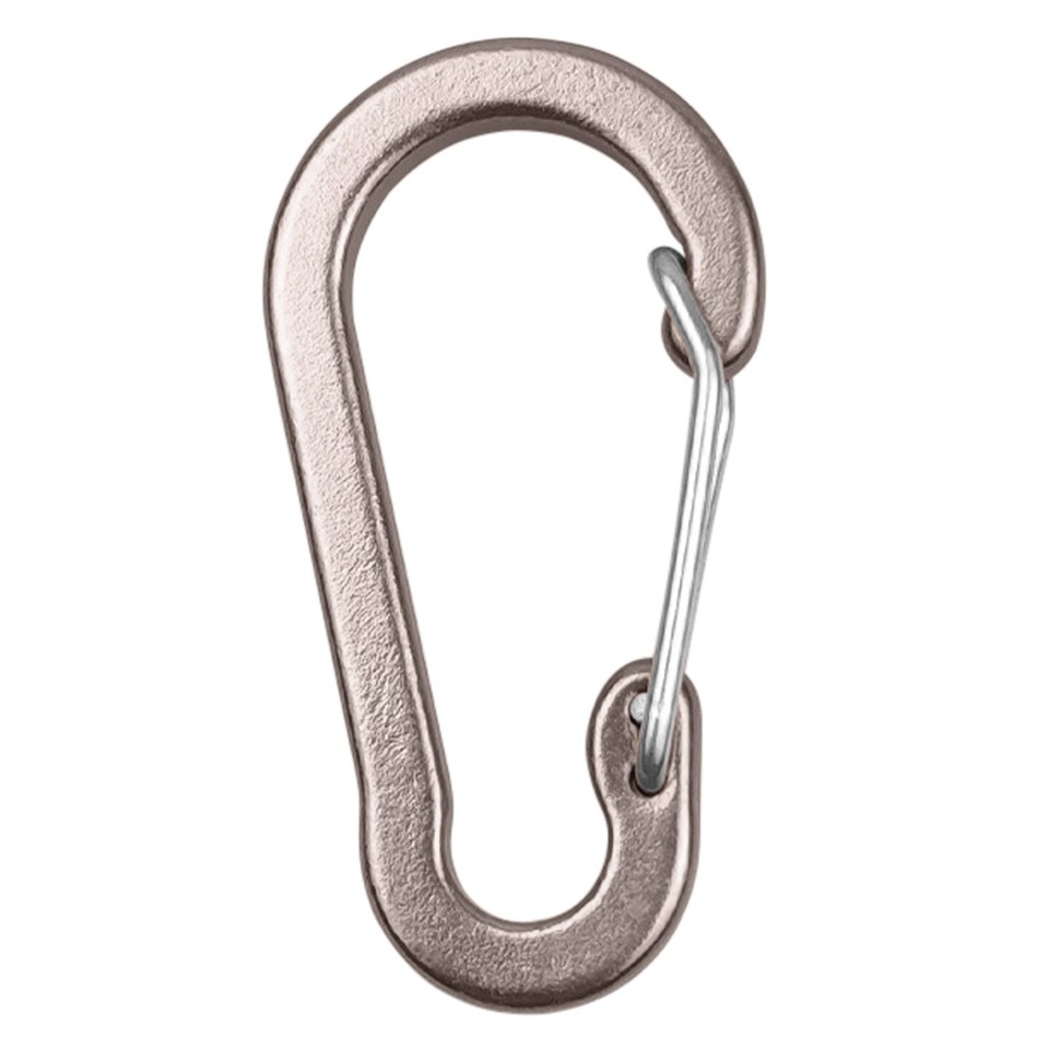 10 Mini Aluminum Carabiner Clips for Backpacking Camping Hiking Fishing ...