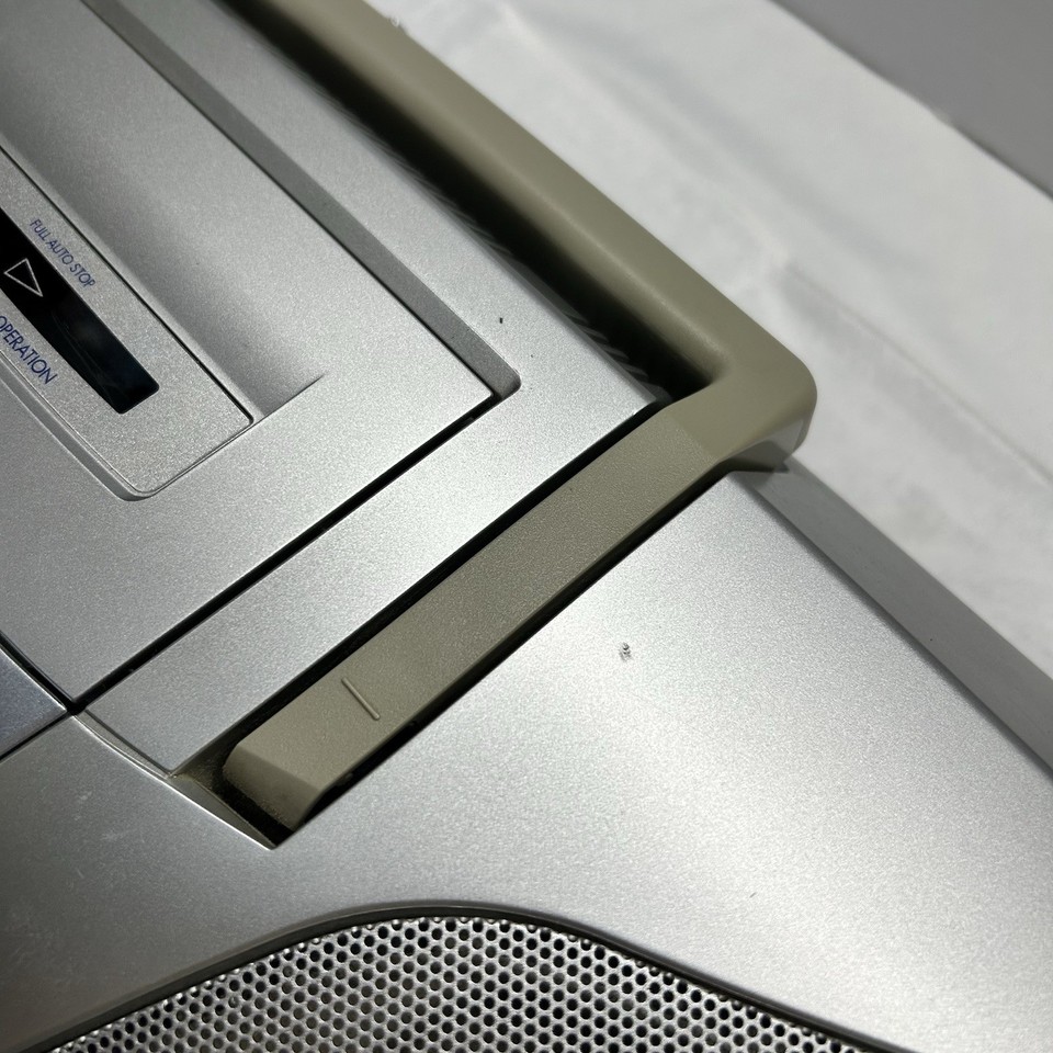 Panasonic RX-ES25 CD/Radio/Cassette Boombox NO REMOTE Y2K SILVER 2001 ...
