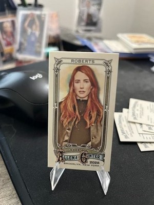 2025 Topps Allen & Ginter Emma Roberts Mini Allen & Ginter Back #286🔥⚾️ ...