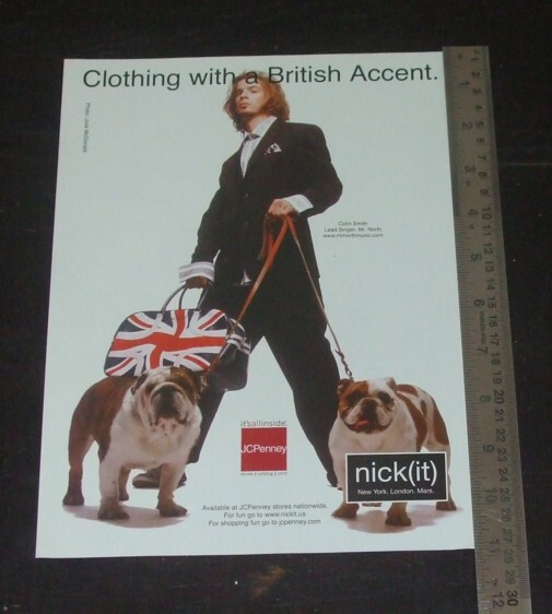 MR. NORTH Colin Smith AD original ONE magazine page PHOTO advertisement ...