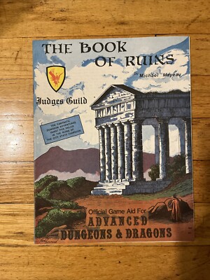 Judges Guild The Book Of Ruins, Dungeons & Dragons, AD&D Fantasy RPG ...