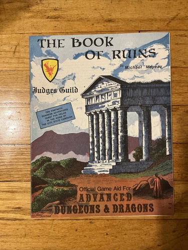 Judges Guild The Book Of Ruins, Dungeons & Dragons, AD&D Fantasy RPG ...