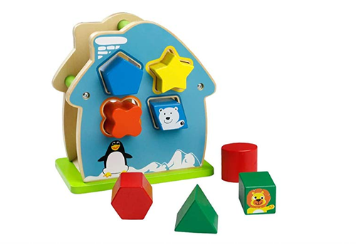 2 In 1 Shape Toys- Melissa And Doug Match And Roll Shape Sorter & Shape ...
