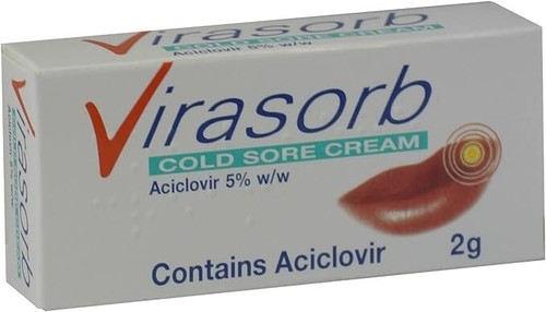 3 X Virasorb 2g 5% Cold Sore cream ,Cracked & Sore Lips Relief | eBay UK