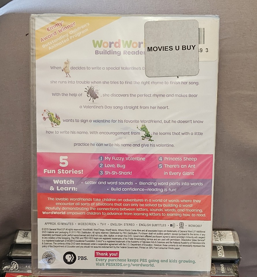 Wordworld: Be My Valentine (DVD) 841887025836 | eBay