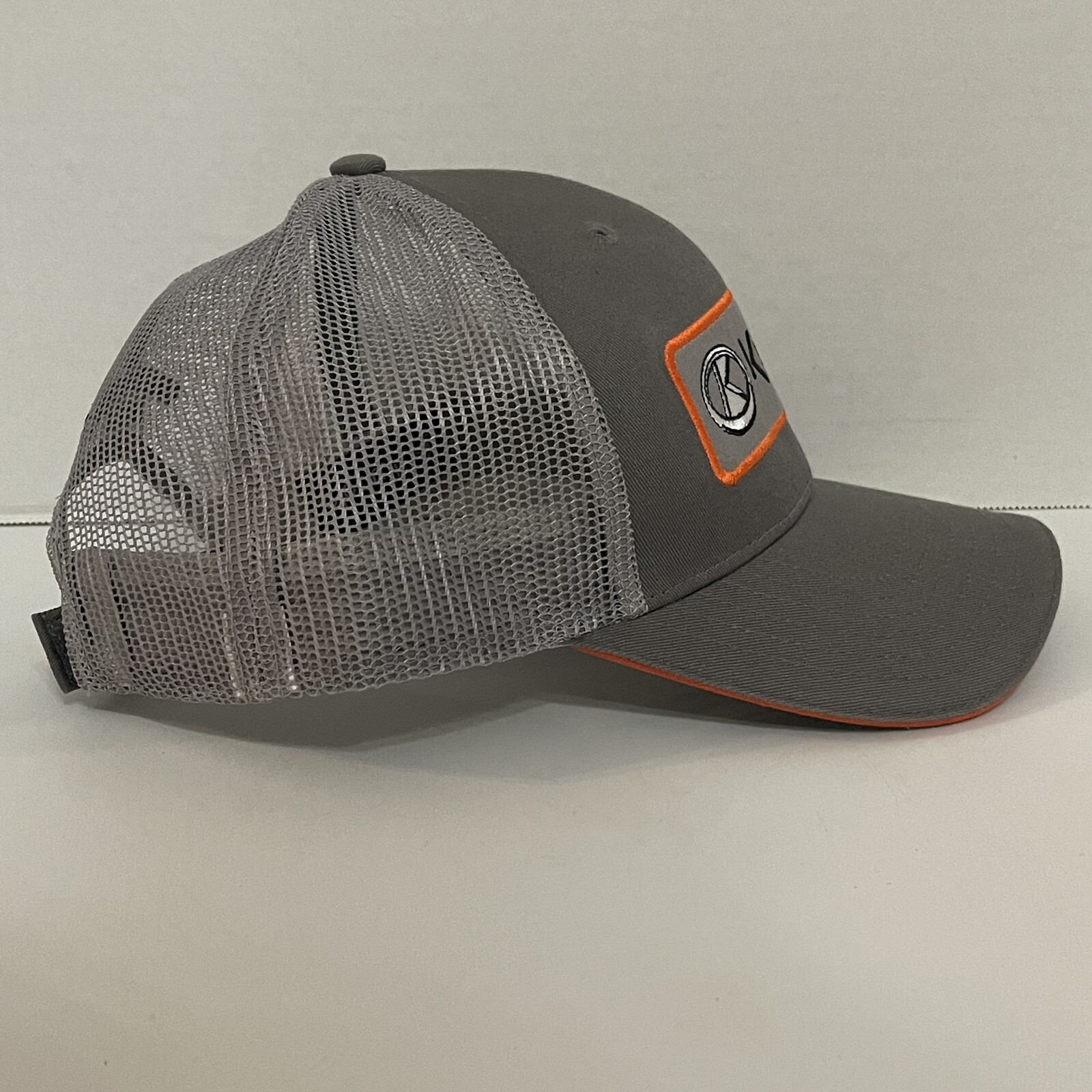 Kubota Tractors Mesh Back Adjustable Hat / Cap - Gray & Orange - Farm ...