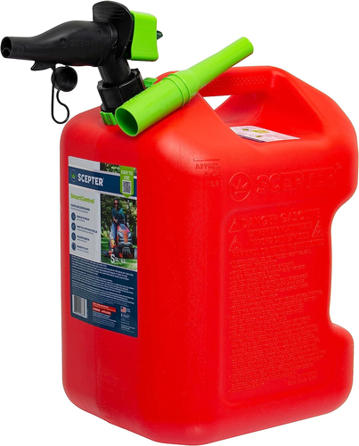 Scepter FSCG501 Fuel Container with Spill Proof Smart Control Spout, 5 ...