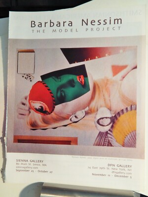 BARBARA NESSIM ART PIECE VTG ORIG 2009 ADVERTISEMENT | eBay