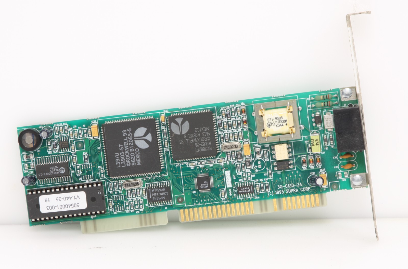Vintage SupraExpress 23540131-004 33.6i PnP ISA Voice Modem Card L3903 ...