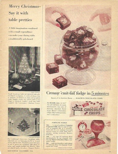 Baker's Chocolate Chips Magazine Advertisement Print Household Magazine ...