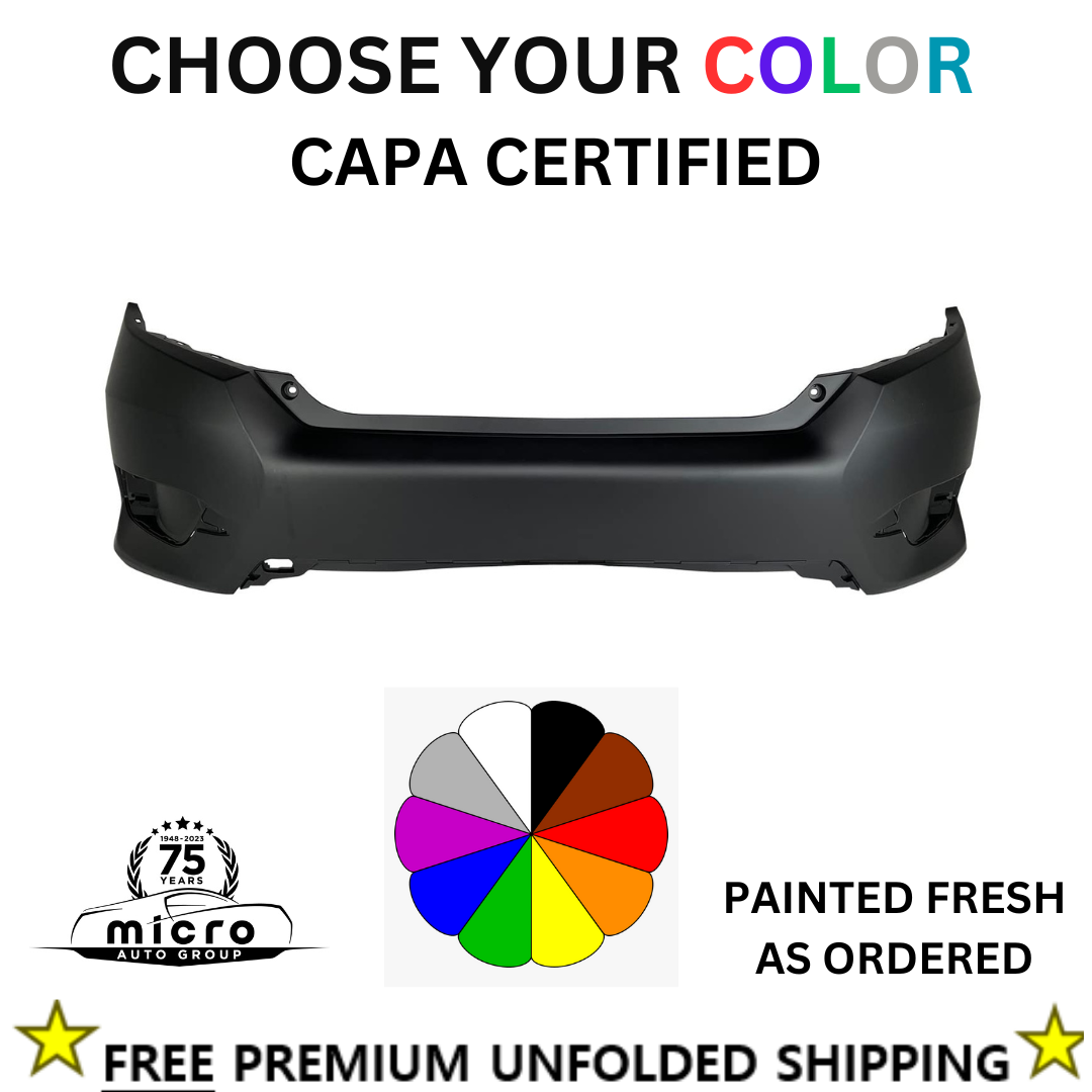 NEW CAPA REAR BUMPER FOR 2016-2021 CIVIC SEDAN PTD CHOOSE YOUR COLOR ...