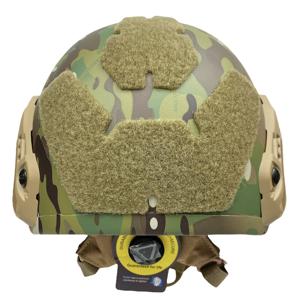 AOR2 BLK Super High Cut NIJ IIIA Maritime Ops Combat Ballistic Helmet ...