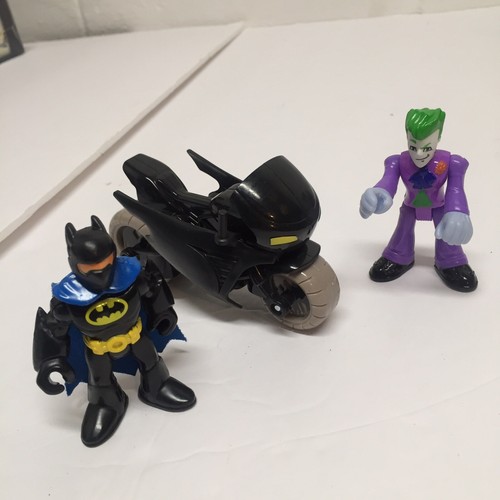 Imaginext Batman, Motorcycle And Joker | eBay