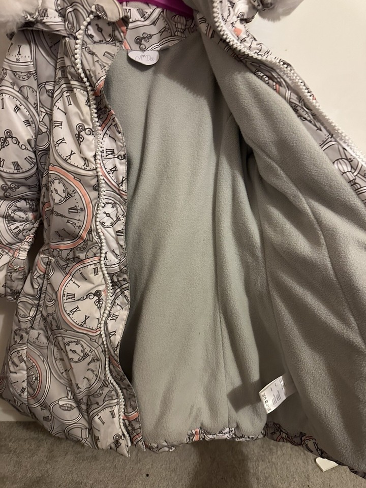 Adee Girls Clock Coat Grey Age 4-5 Years | eBay UK