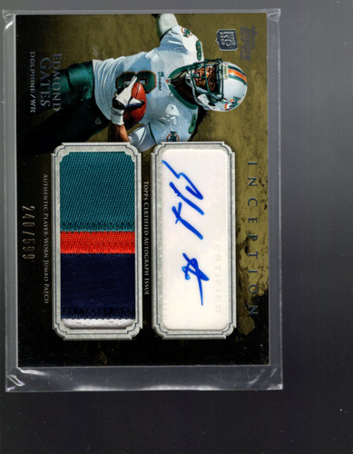 B3185- 2011 Topps Inception Débutant Jumbo Patch Autographes Edmond ...