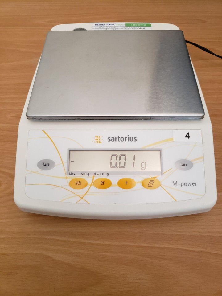 3 Sartorius M-Power 1500g Analytical Weighing Balances in Very Good ...