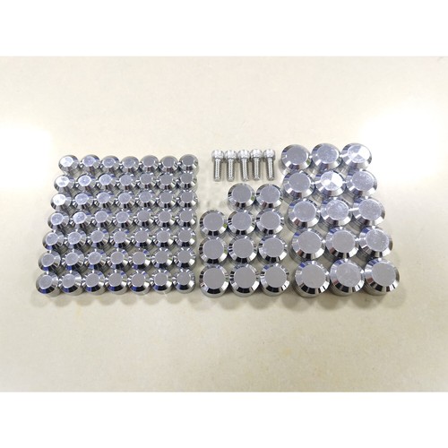 Chrome CNC Engine Bolt Caps Cover Set For Harley Electra Glide FLHTCU ...