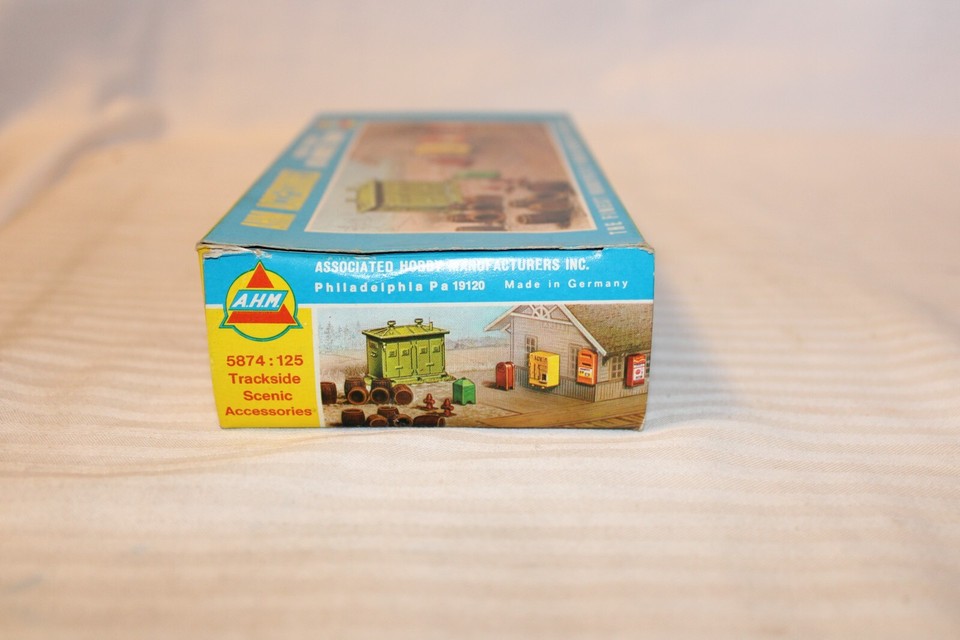 HO Scale AHM, Trackside Scenic Accessories Kit #5874 BN Open Box | eBay