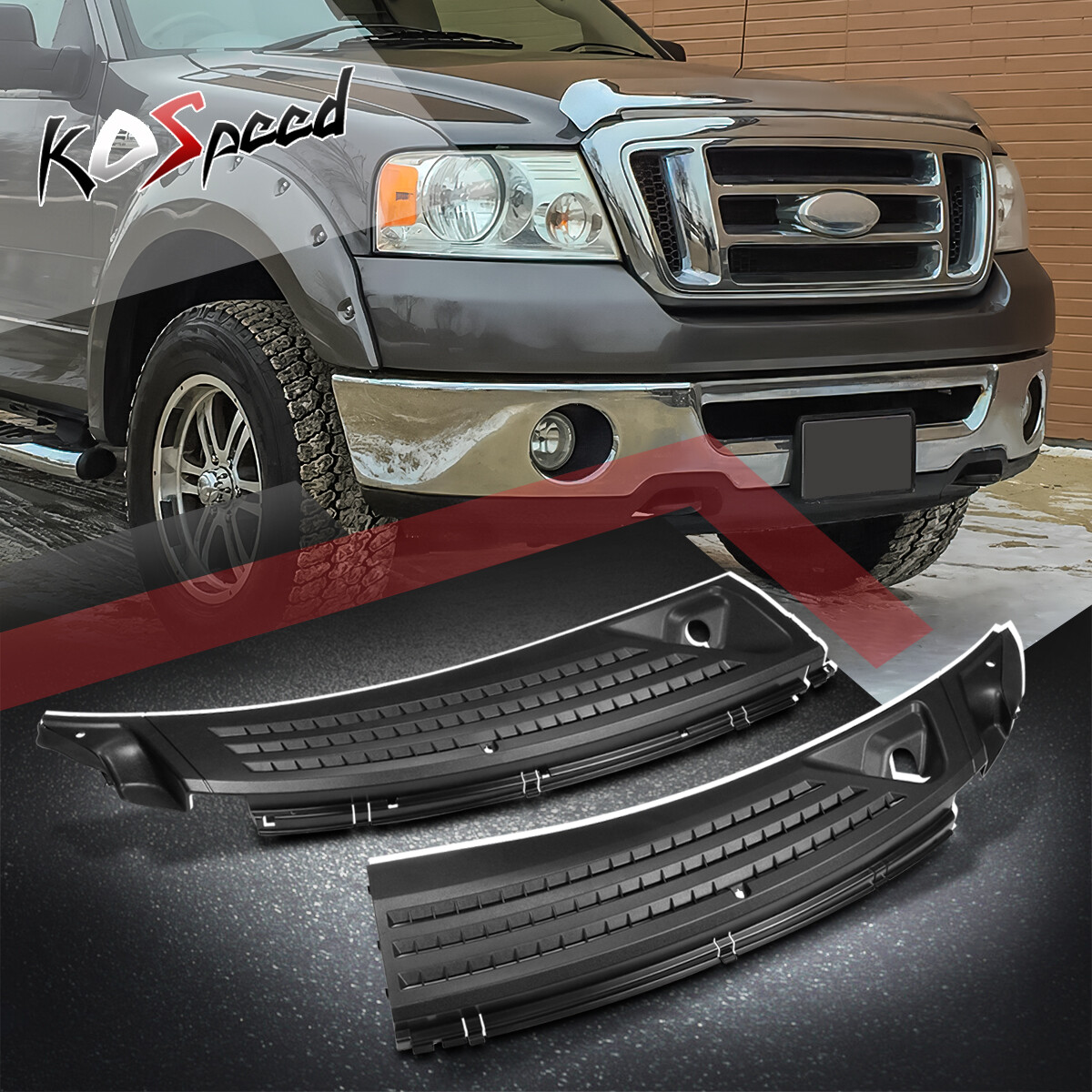 2006 F150 Windshield Cowling Plastic Windshield Wiper Cowl Trim Kit