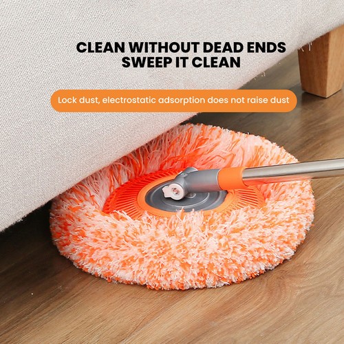 360° Rotatable Adjustable Cleaning Mop Round Lazy Mop Multifunctional ...
