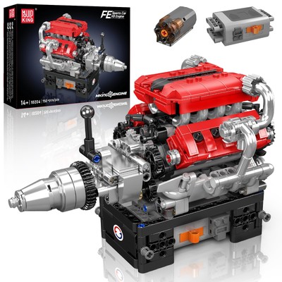 10204 V8 Engine Model That Works - Build Your Own V8 Engine Toy, 8 ...