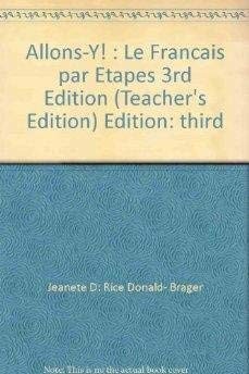 ALLONS-Y! By Jeannette D. Donald B. Rice. Bragger - Hardcover | eBay