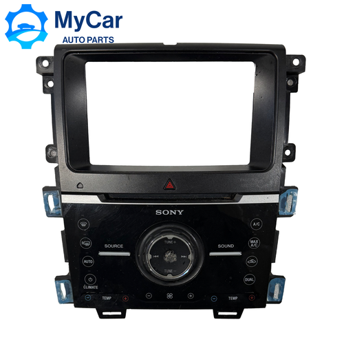 2011-2014 Ford Edge Sony 8" Radio Bezel Climate Control Panel OEM ET4T ...