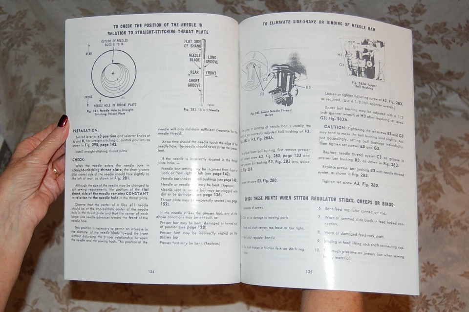 Professional Full Edition Service Manual for Singer 401 and 401A Sewing ...