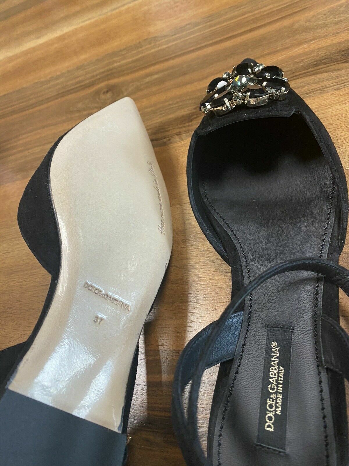 Dolce & Gabbana Embelli Escarpin-Sandale Sandales Escarpins Chaussures ...