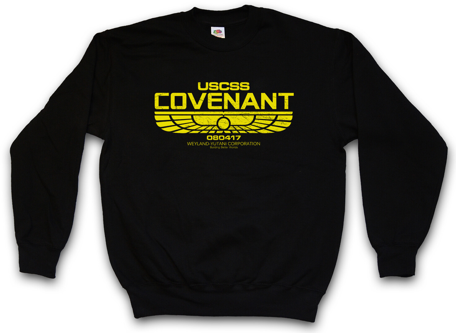 USCSS COVENANT SWEATSHIRT PULLOVER Prometheus Nostromo Alien Logo Space ...