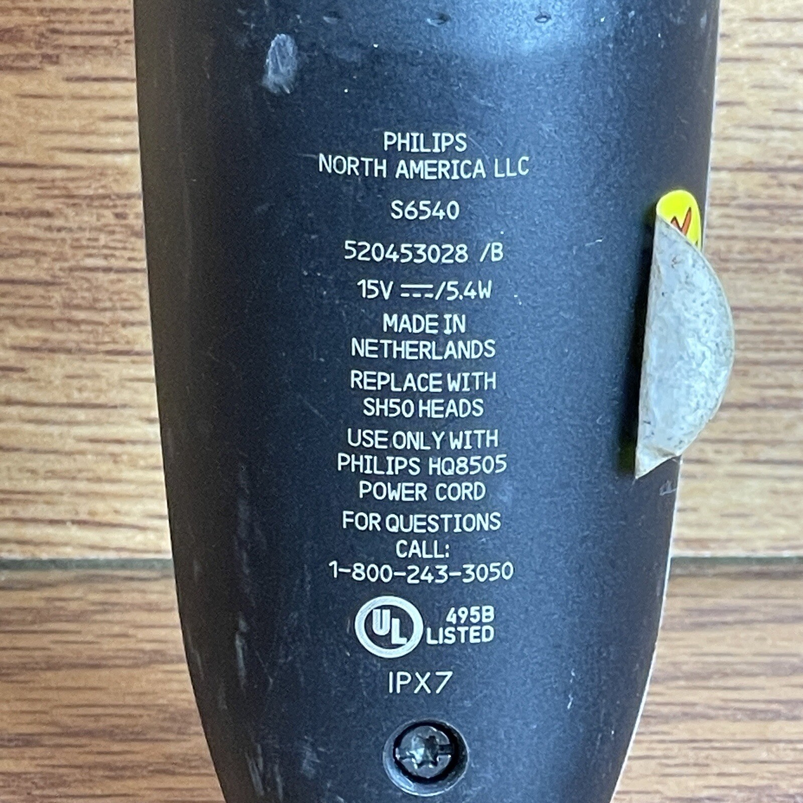 Philips Norelco S6540 Tripleheader Shaver Series 6000 Wet & Dry ...