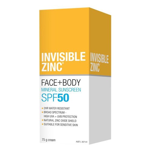 Invisible Zinc SPF 50 Face and Body 75g | eBay