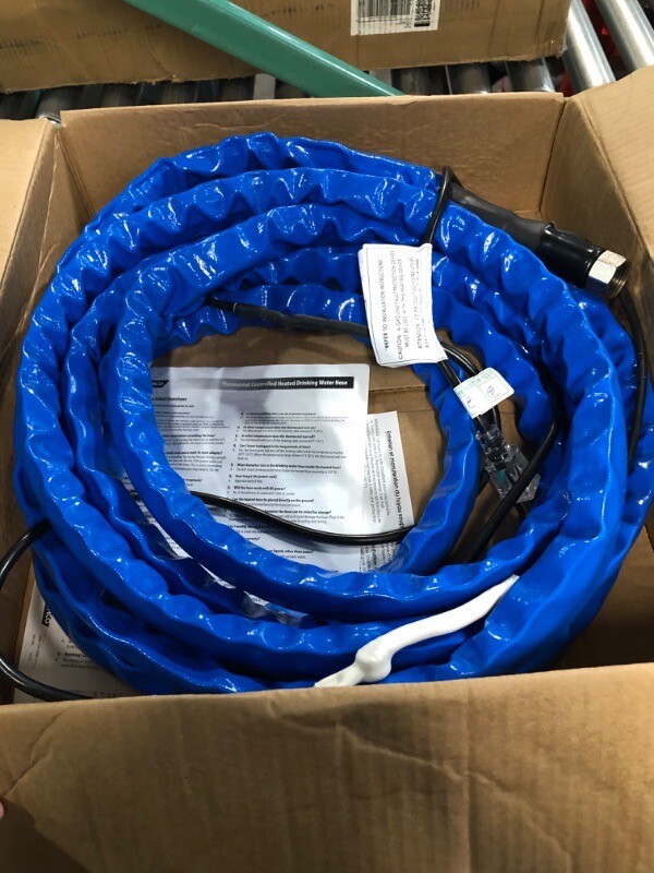 Camco Heated Drinking Water Hose, - 20° F, 25-Foot, 5/8-Inch ID 25 ...