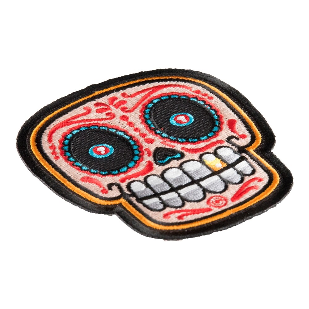 Gold Tooth Sugar Skull Patch, Day Of The Dead Patches | eBay