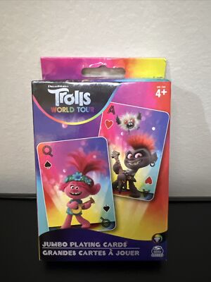 Trolls World Tour Jumbo Playing Cards Ages 4 + Full Set | eBay