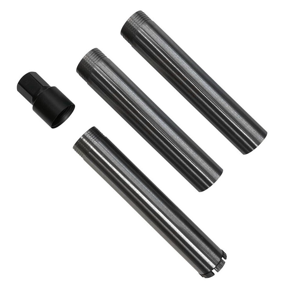 Extendable High Performance Wet Core Bit, 14" Drill Head or 12" Tubing ...