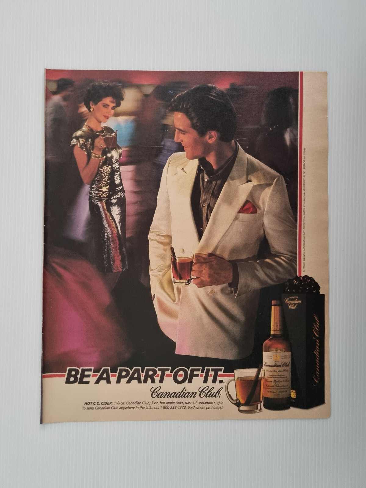 Canadian Club Advertising Vintage Magazine Advert Advertising Original ...