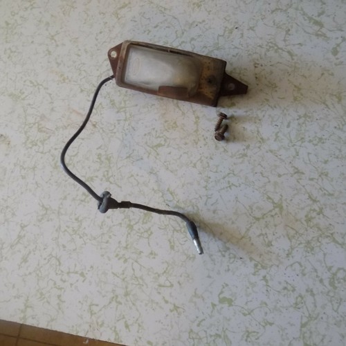 1968 1969 MERCURY MONTEGO REAR BUMPER LICENSE PLATE LIGHT LAMP BRACKET ...