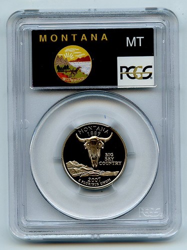 2007 S 25C Clad Montana Quarter PCGS PR70DCAM | eBay