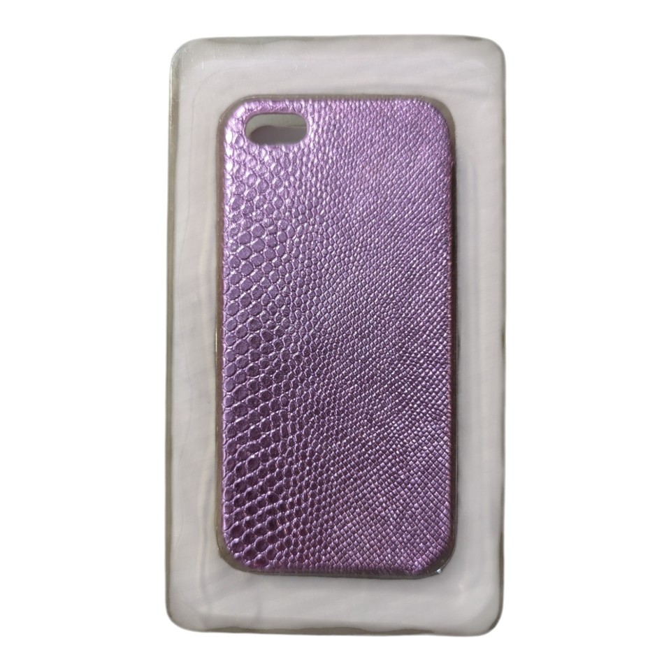 J1. ByTech Fitted Case For Apple iPhone 5 - Metallic Purple/Pink Snake ...