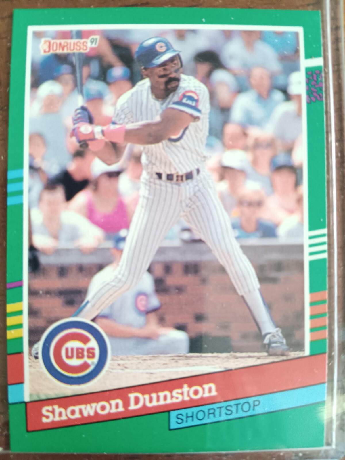 SHAWON DUNSTON CUBS 1991 DONRUSS SERIES 2 BASEBALL CARD #686 | eBay