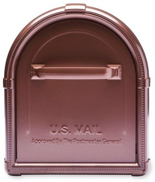 Mailbox Residential Parcel Mail Box Post Mount Hillsborough Copper ...