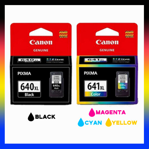 2x CANON GENUINE PG640XL CL641XL 640 641 INK MG2160/MG3160/MG4160/MX516 ...