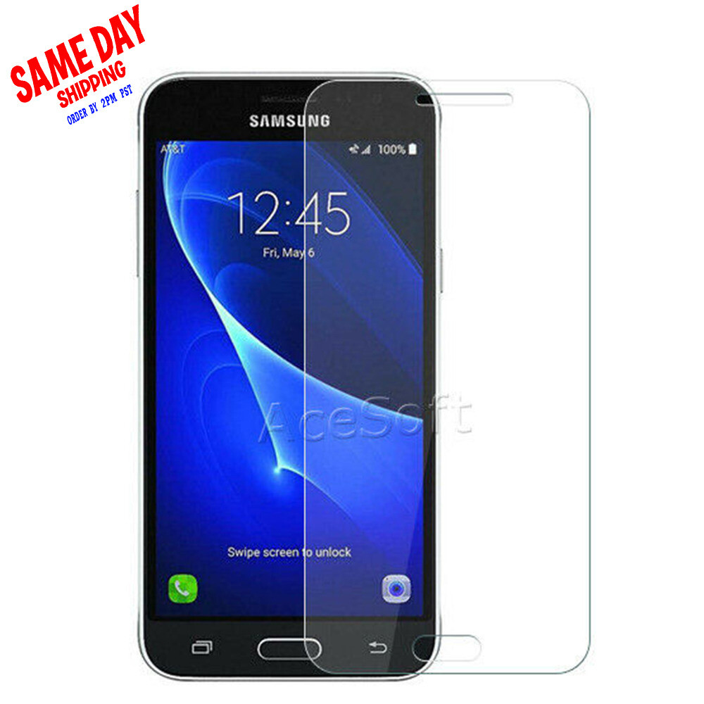 Full 9H HD Tempered Glass Screen Protector for Samsung Galaxy Amp Prime ...