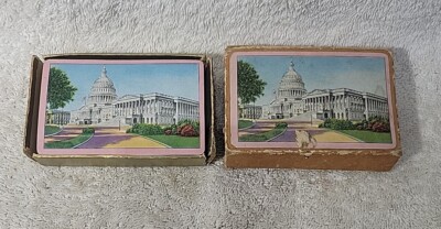 Vintage Souvenir Of Washington DC Playing Cards | eBay