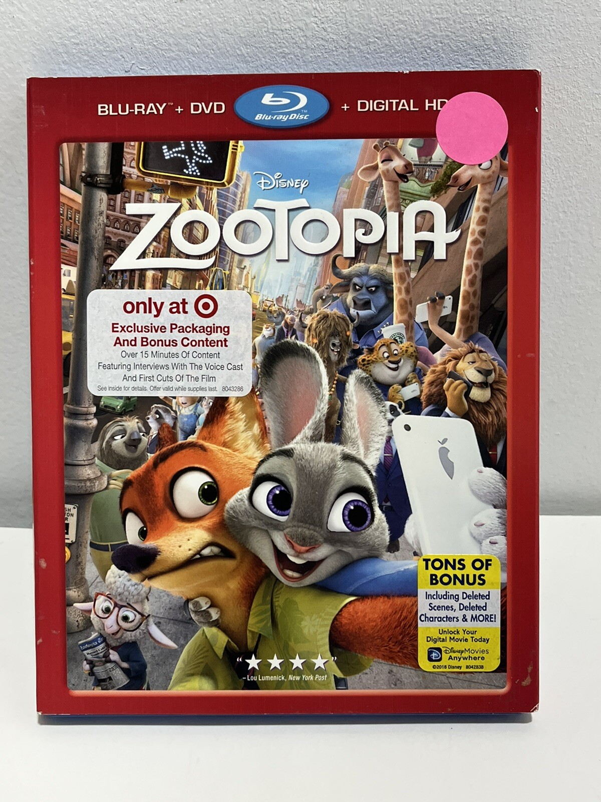 Disney Zootopia Blu-ray With Slip Cover Preowned 786936850345 | eBay