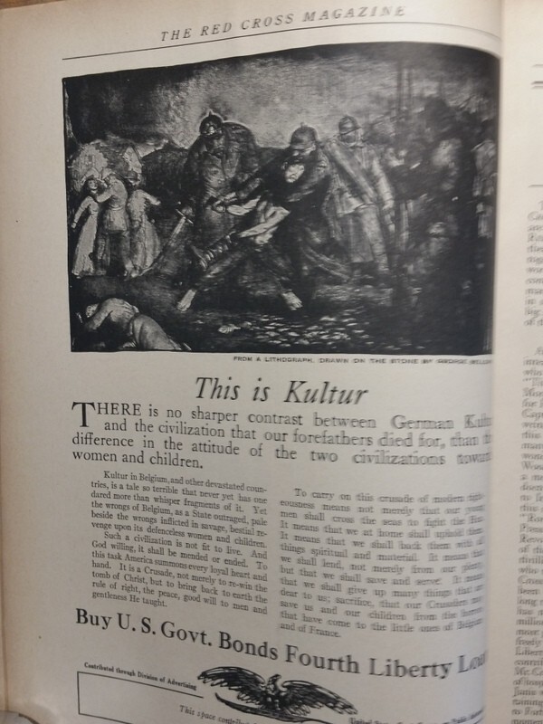October 1918 The Red Cross Magazine Cover Art by Charles Sarka | eBay