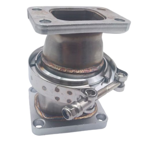 T3 To T4 Turbo Inlet V Band Stainless Steel Rotation Conversion Adapter ...