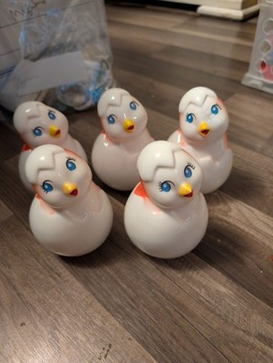 Lot Of 5 Target Spritz 4.5" Ceramic Chick Easter Spring Decorations | eBay
